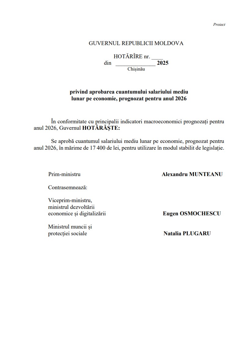 Salariul mediu lunar pe economie, în 2026, va depăși 17 000 lei - Observatorul de Nord